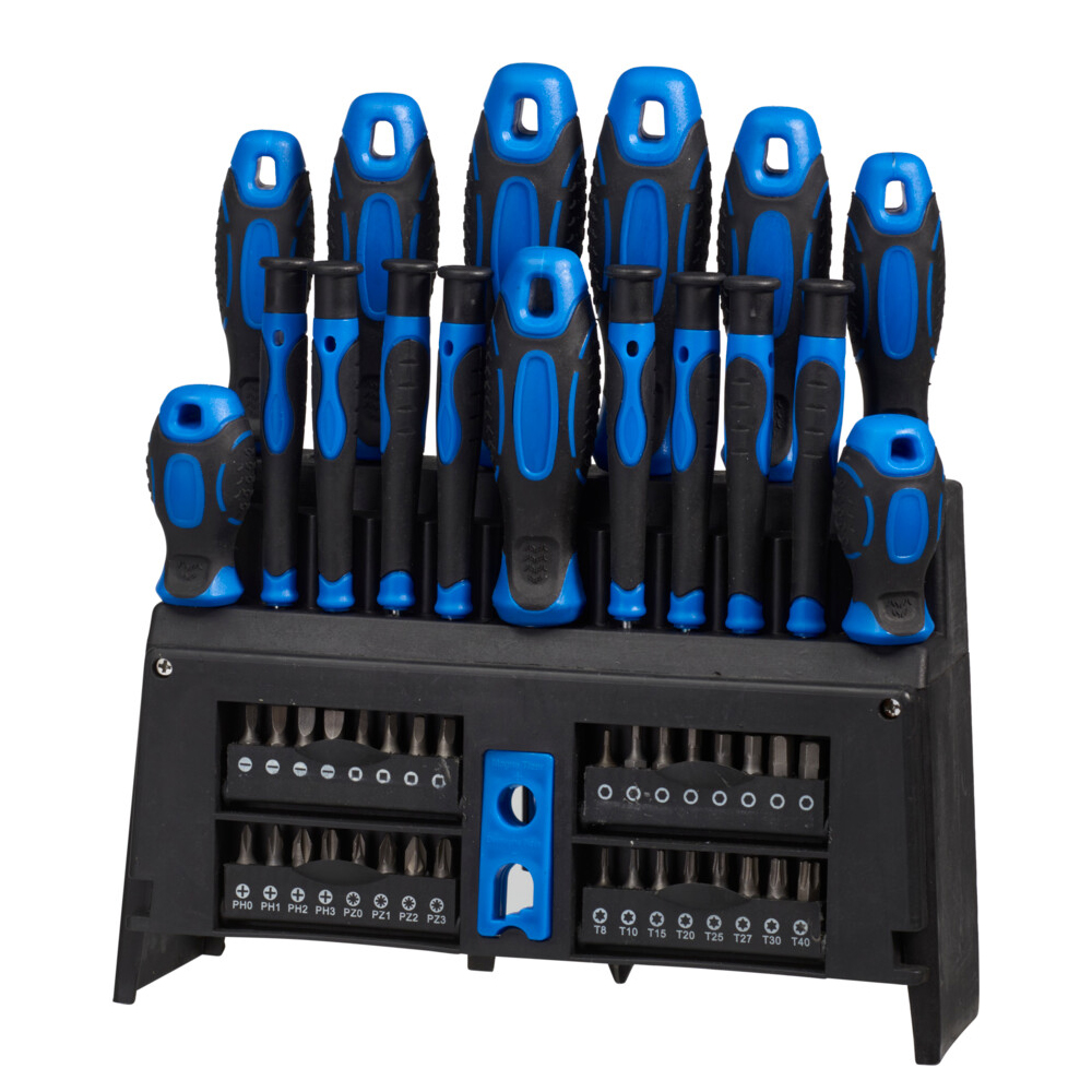 Ensemble de tournevis 50 pcs noir/bleu | Gonser.ch | Magasin en ligne ...