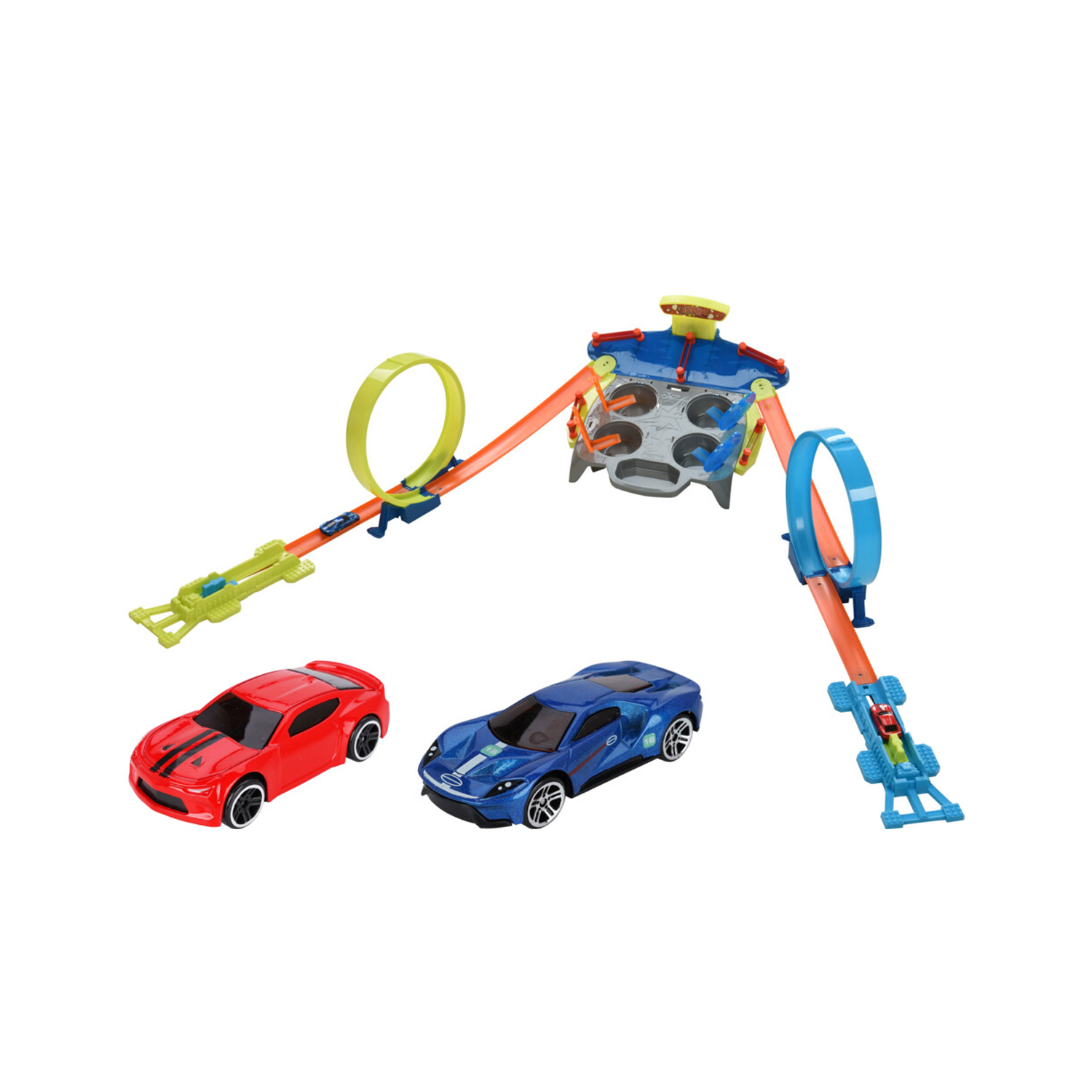 Colourful car racing track with light and music | Online Shop Gonser ...