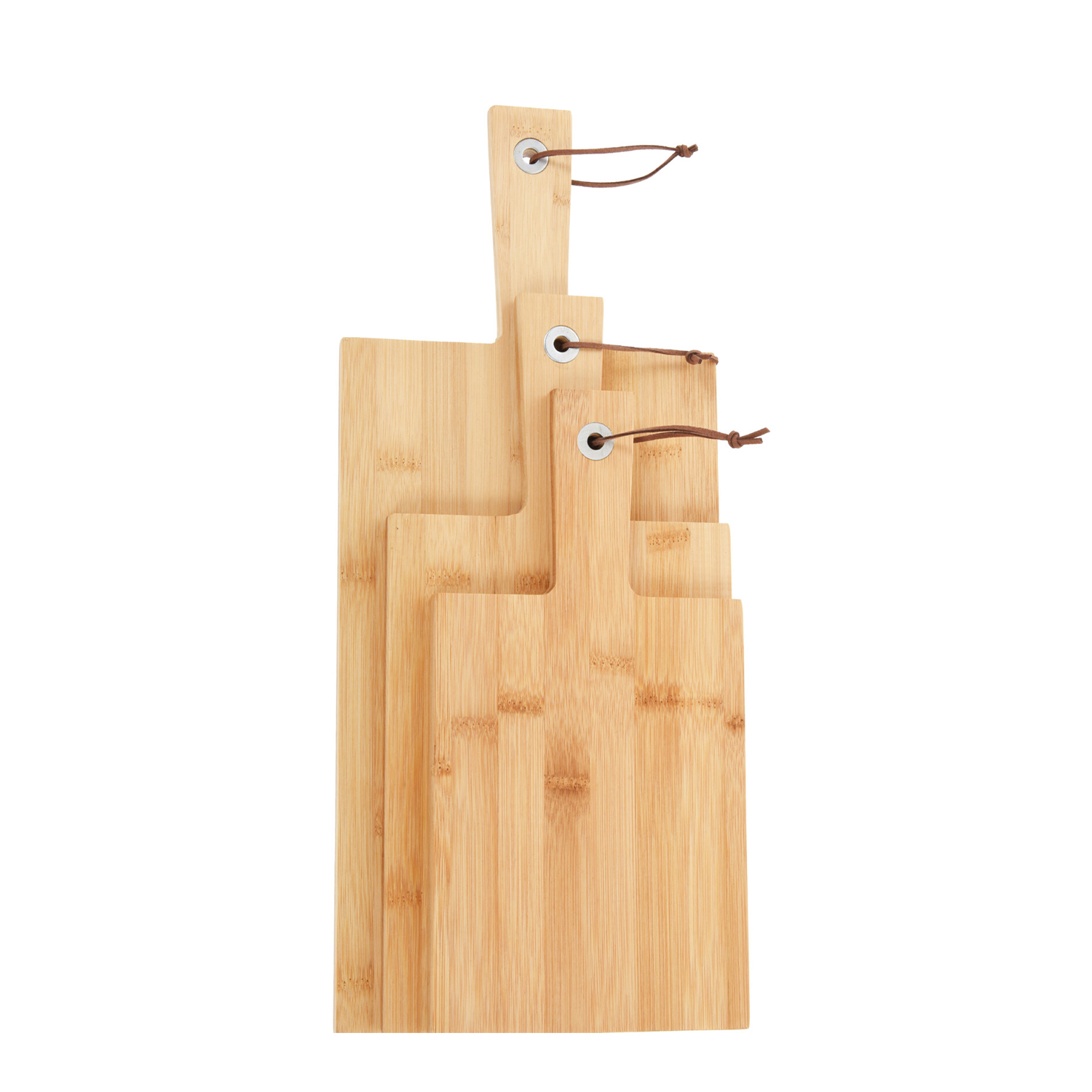 Ensemble de planches à découper en bambou 3 pcs naturel | Gonser.ch ...