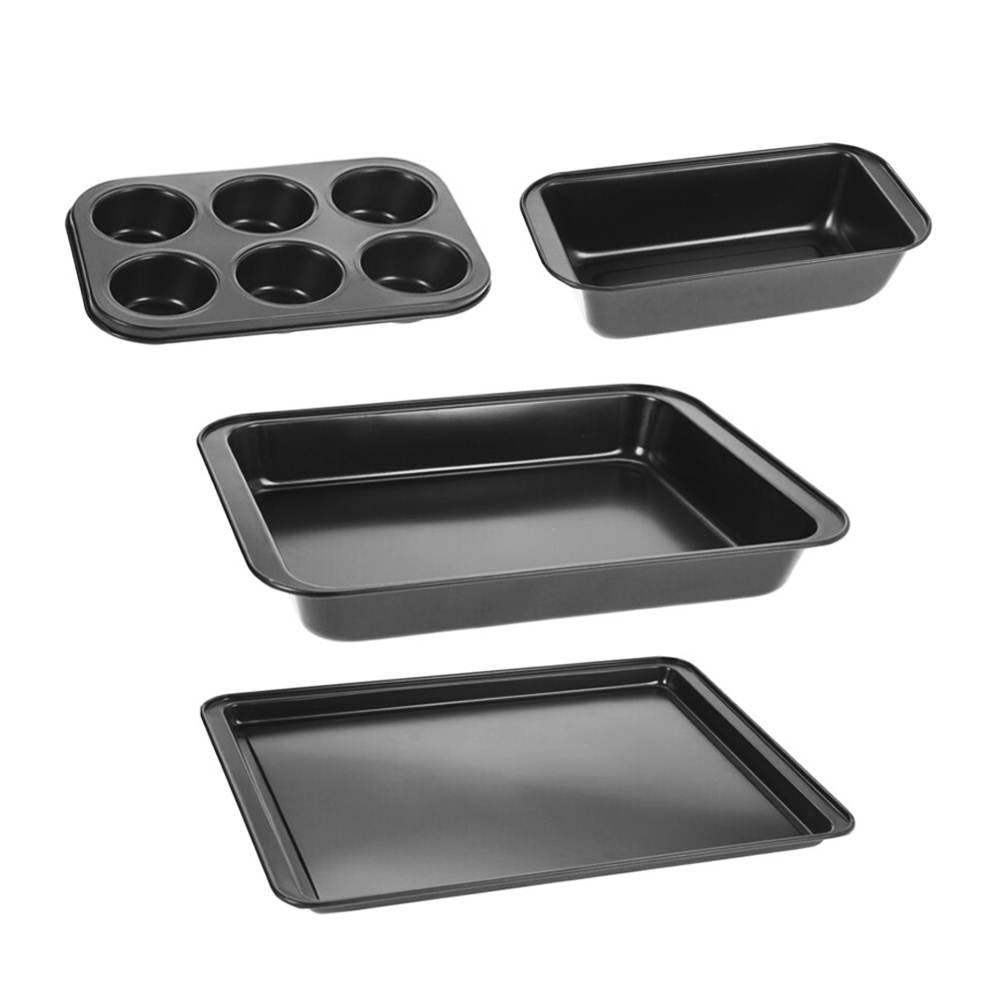 Ensemble de moules à pâtisserie 4 pcs noir | Gonser.ch | Magasin en ...