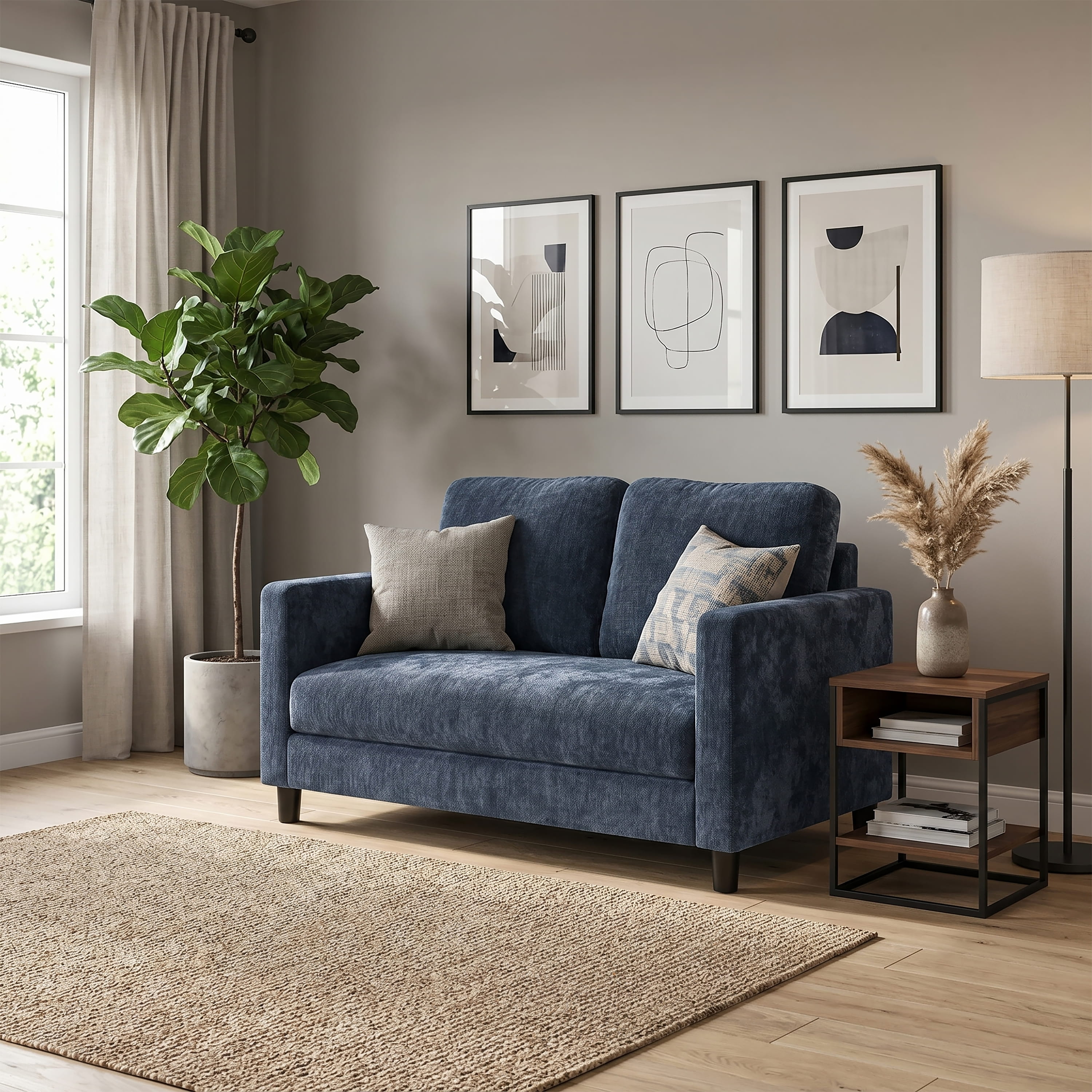 Canapé WINKLER 2 places bleu foncé | Gonser.ch | Magasin en ligne pour ...