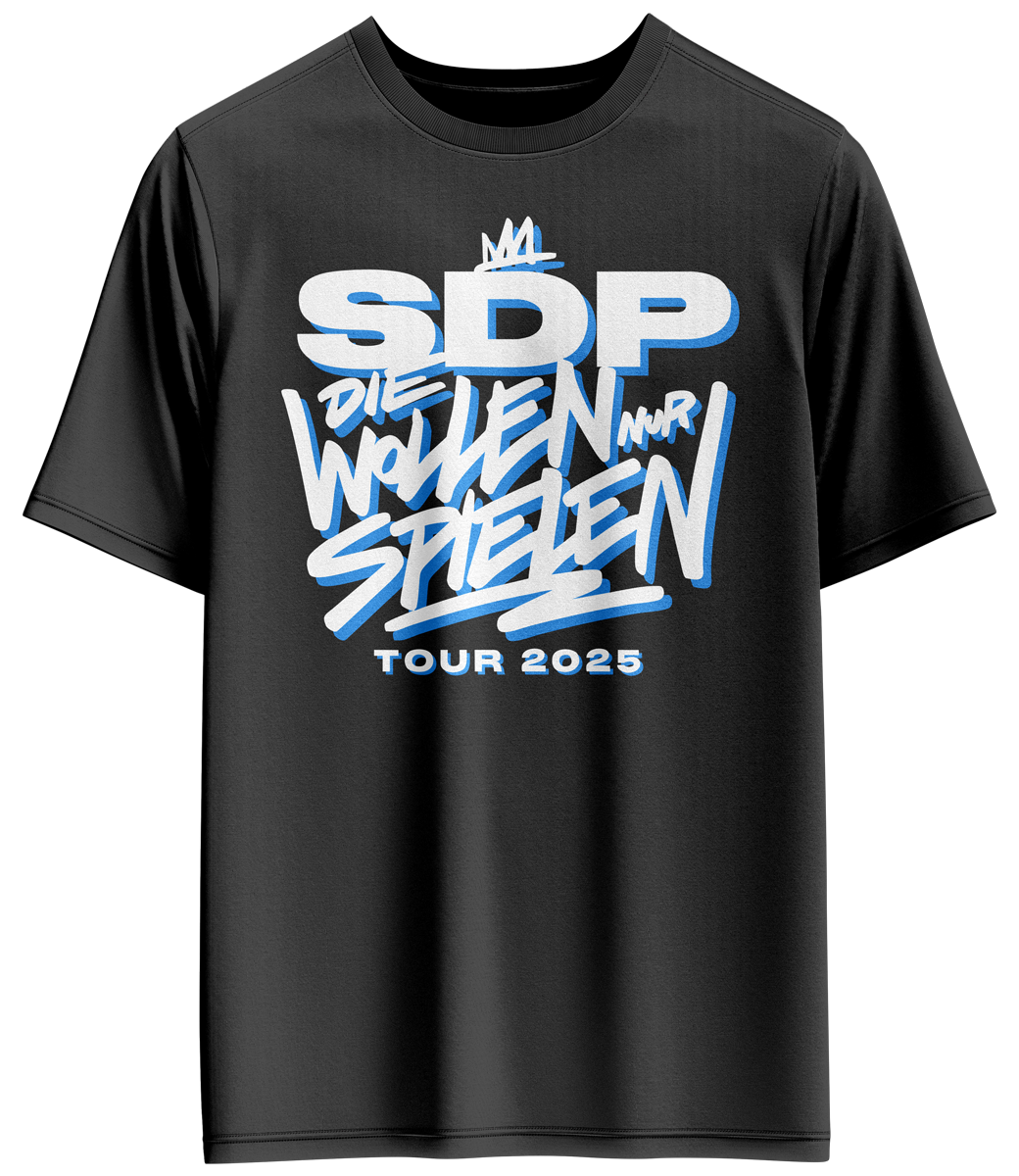 SDP "die wollen nur spielen" Tour Shirt 2025 | 30° Shop Merchandise ...