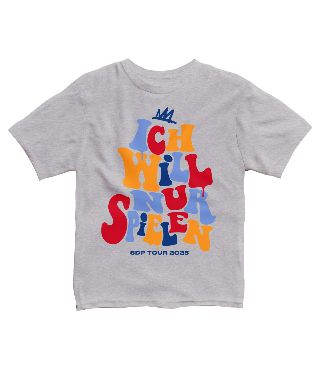 SDP Kids Shirt "ich will nur spielen" | 30° Shop Merchandise ...