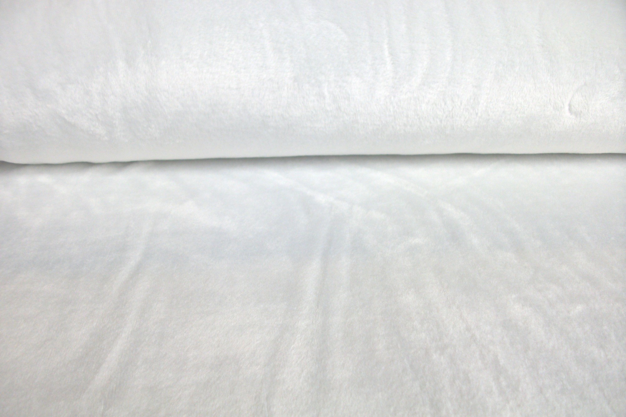 Fleece Stoff Alpenfleece Flausch in weiss hellbau schwarz oder pink uni ...