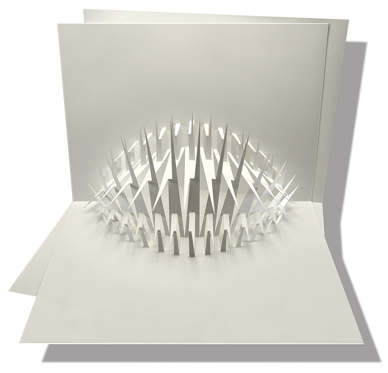 Pop-Up Karte Spinoso weiss | rifletto - Pop-Up Karten made in Germany ...