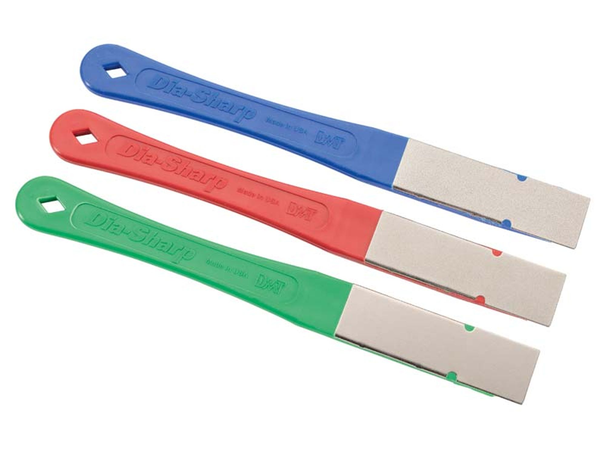 DMT Dia-Sharp Mini-Hone Kit, Diamantschärfer mit Griffen, blau/grob ...