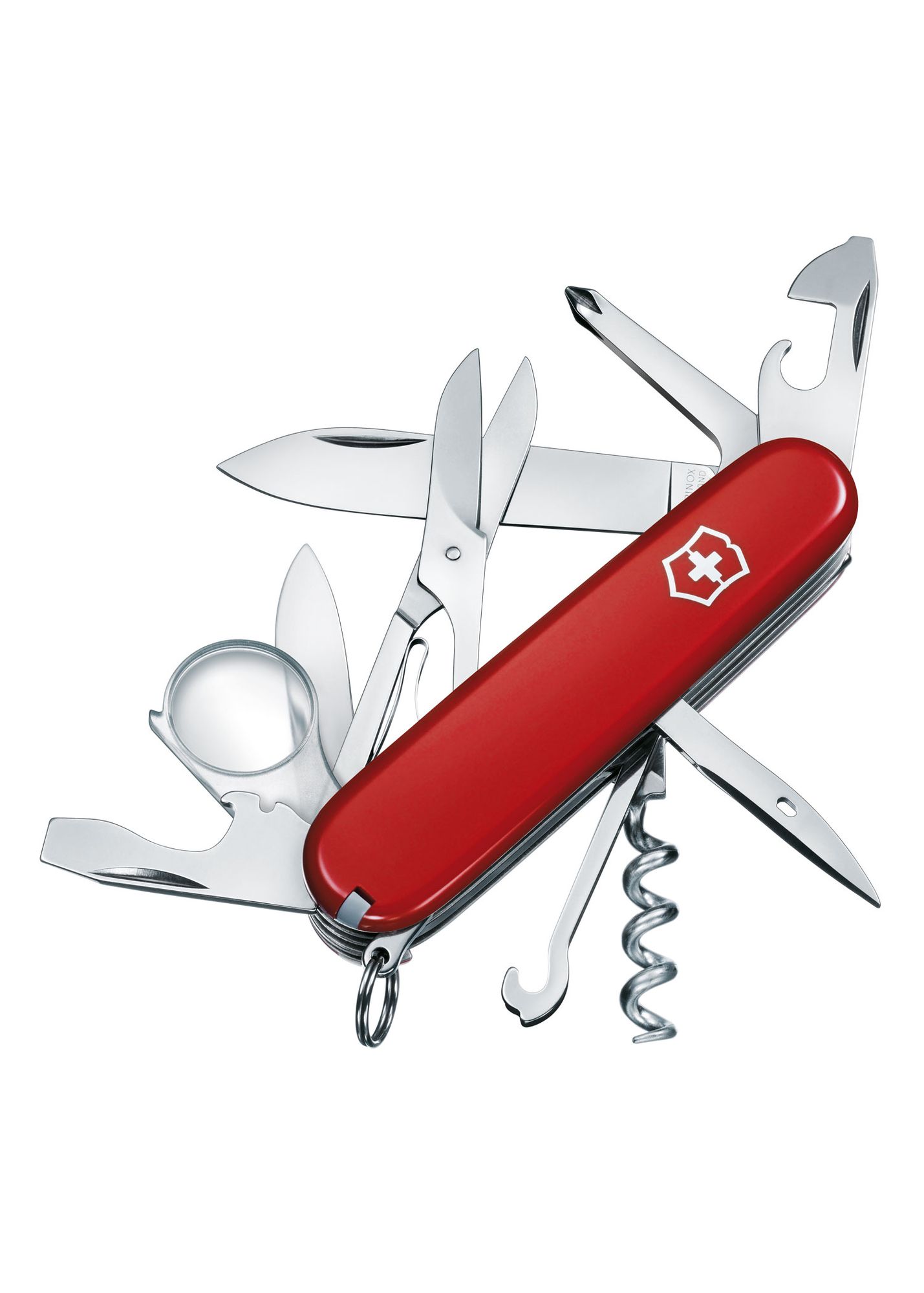 Victorinox Offiziersmesser, Explorer, rot | eKnives: Messer ...