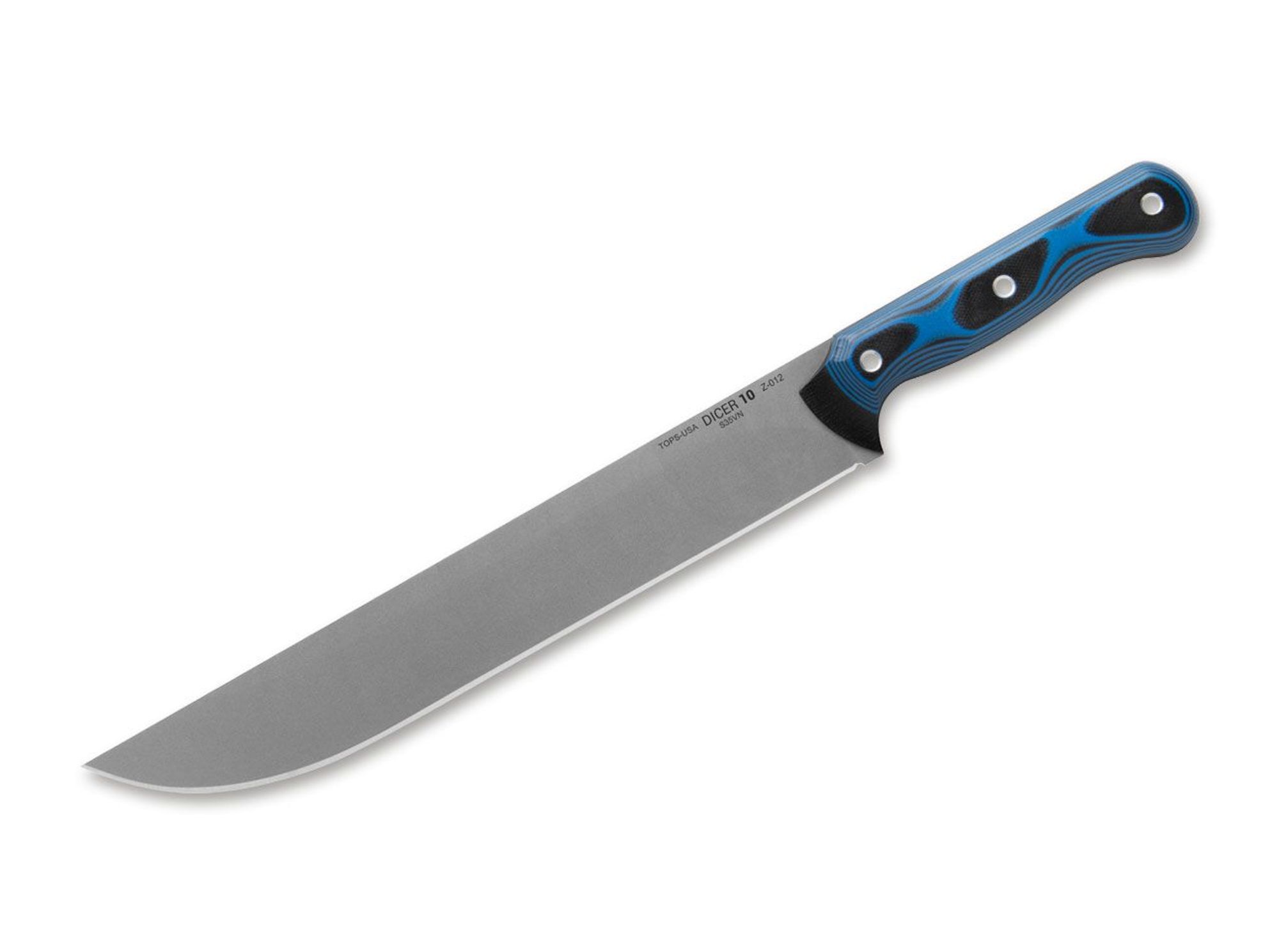 TOPS Knives Dicer 10 Slicer Blue | eKnives: Messer, Taschenmesser ...