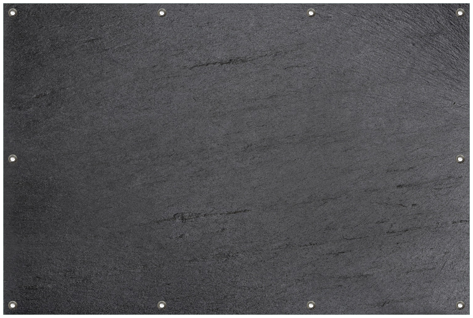 Gartenposter Schwarze Schiefertafel Optik - Steintafel | Wallario.de