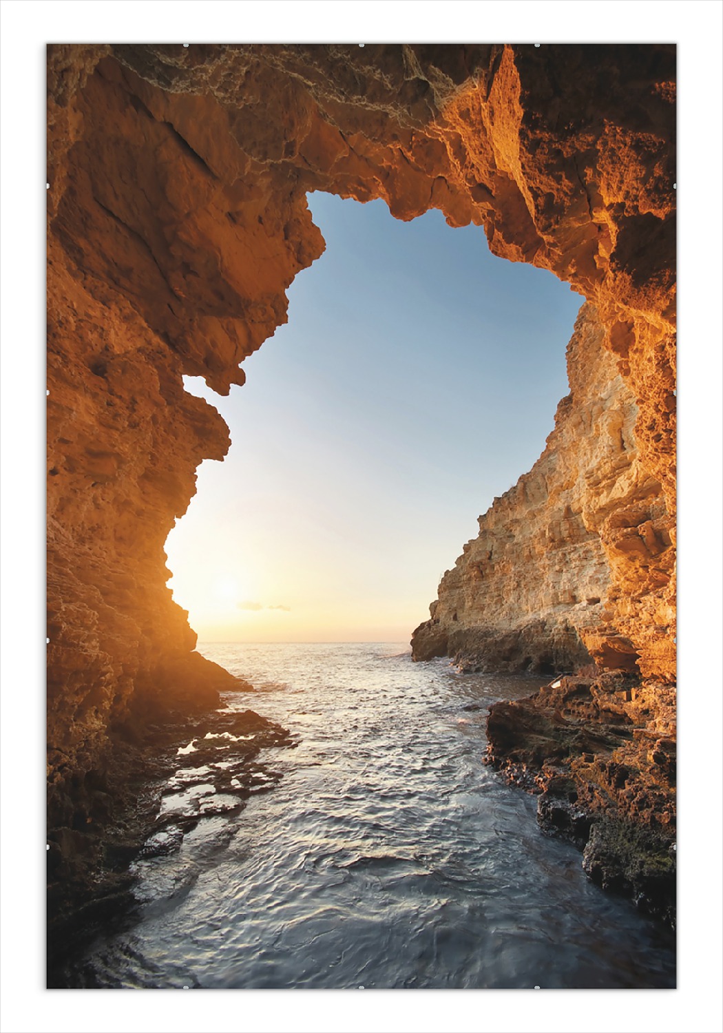 Poster Höhlen am Meer | Posterdepot. de