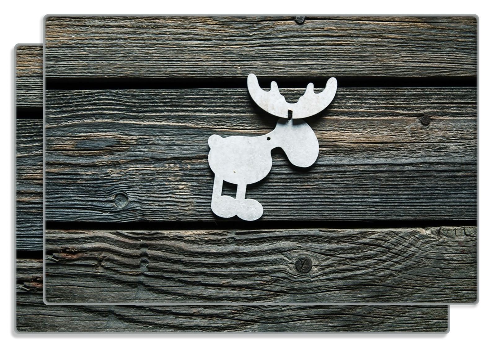 Santa Cruz Elch Leer Skateboarddeck Getaucht Weiß 8,25 Zoll Skateboard Deck