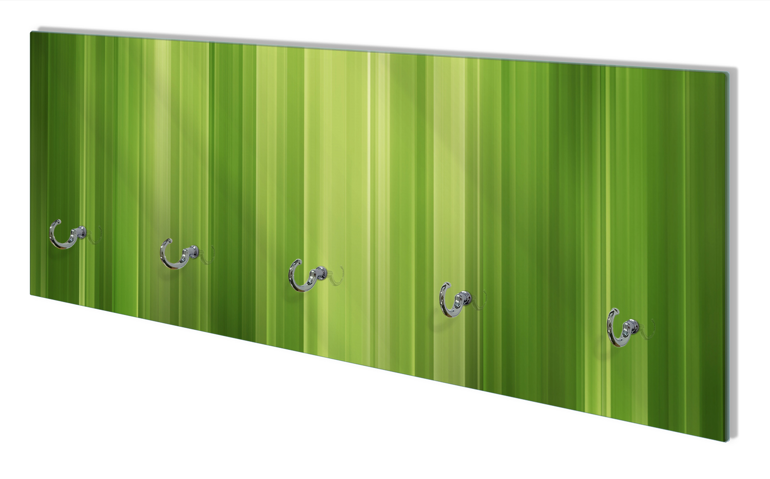 Wandgarderobe aus Glas Grün und schwarz gestreift - Abstraktes ...