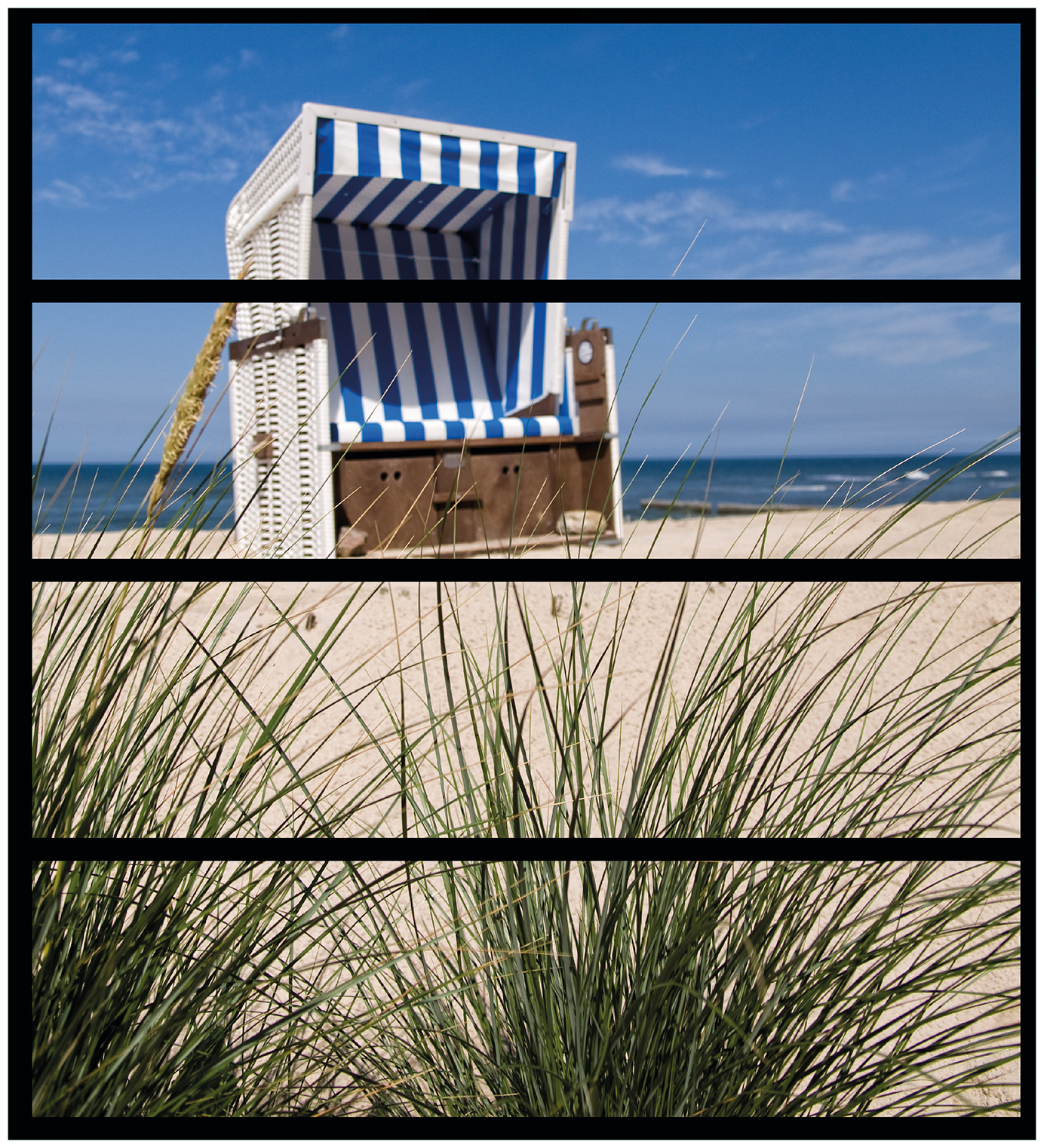 Möbelfolie Strandkorb | Posterdepot. de