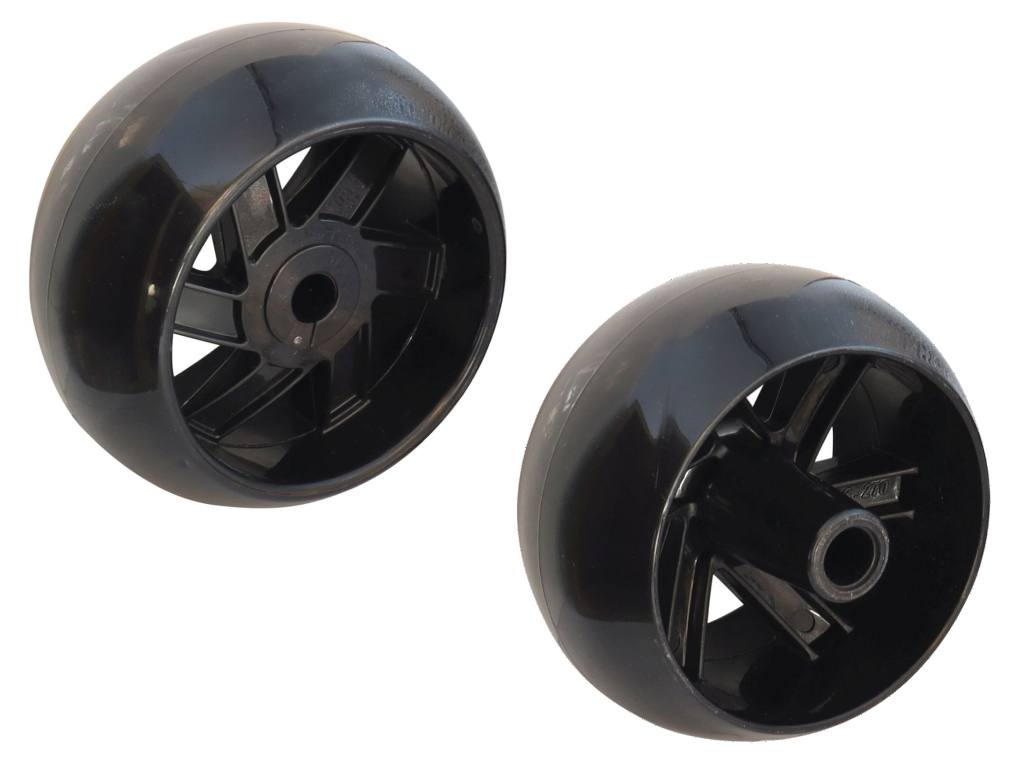 2x Roue d'appui adapté pour Husqvarna LGTH22V48 960480043 Tracteur de ...