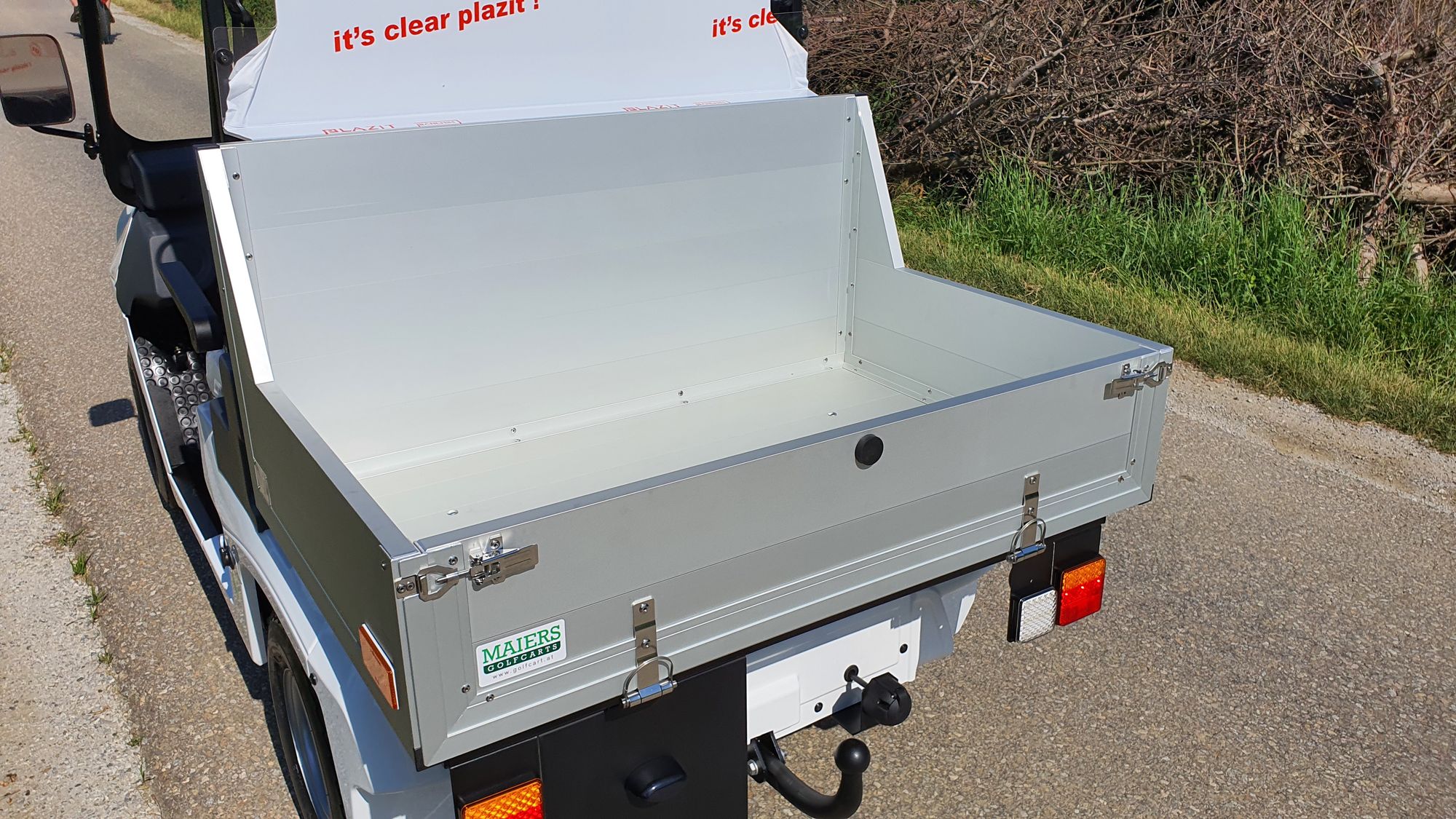 Melex Aluminium cargo box made of aluminium profiles 950 x 1170 x 250mm ...