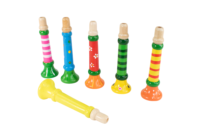 Bunte Tröte aus Holz (202520) | Zwergenträume