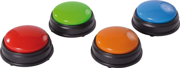 Buzzer mit Licht 4er Set | Elviras Bastelmaterial