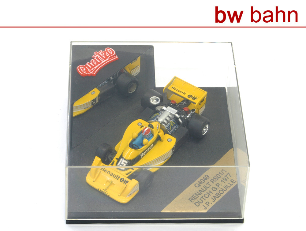 Quartzo 1:43 Q4049 Renault RS01/1 Dutch G.P.1977 J.P. Jabouille - Neu