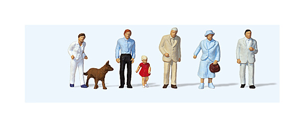 Preiser H0 14089 Figuren-Set Passanten 1:87