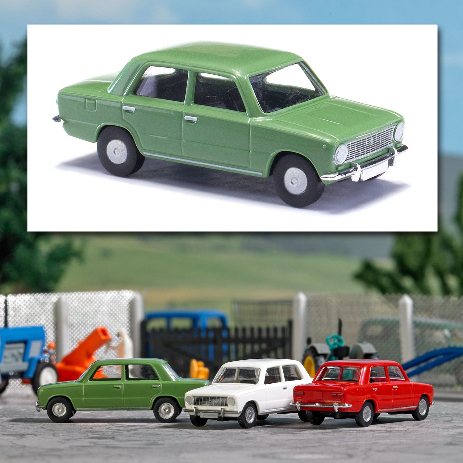 Busch Spur TT 87002 Lada 1200 grün