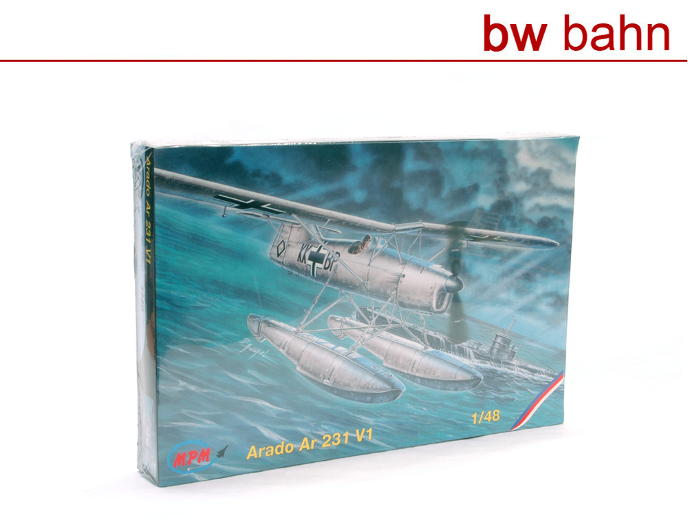 MPM 1:48 48047 Arado Ar 231 V-1, WWII Erkundungsflugzeug, Bausatz