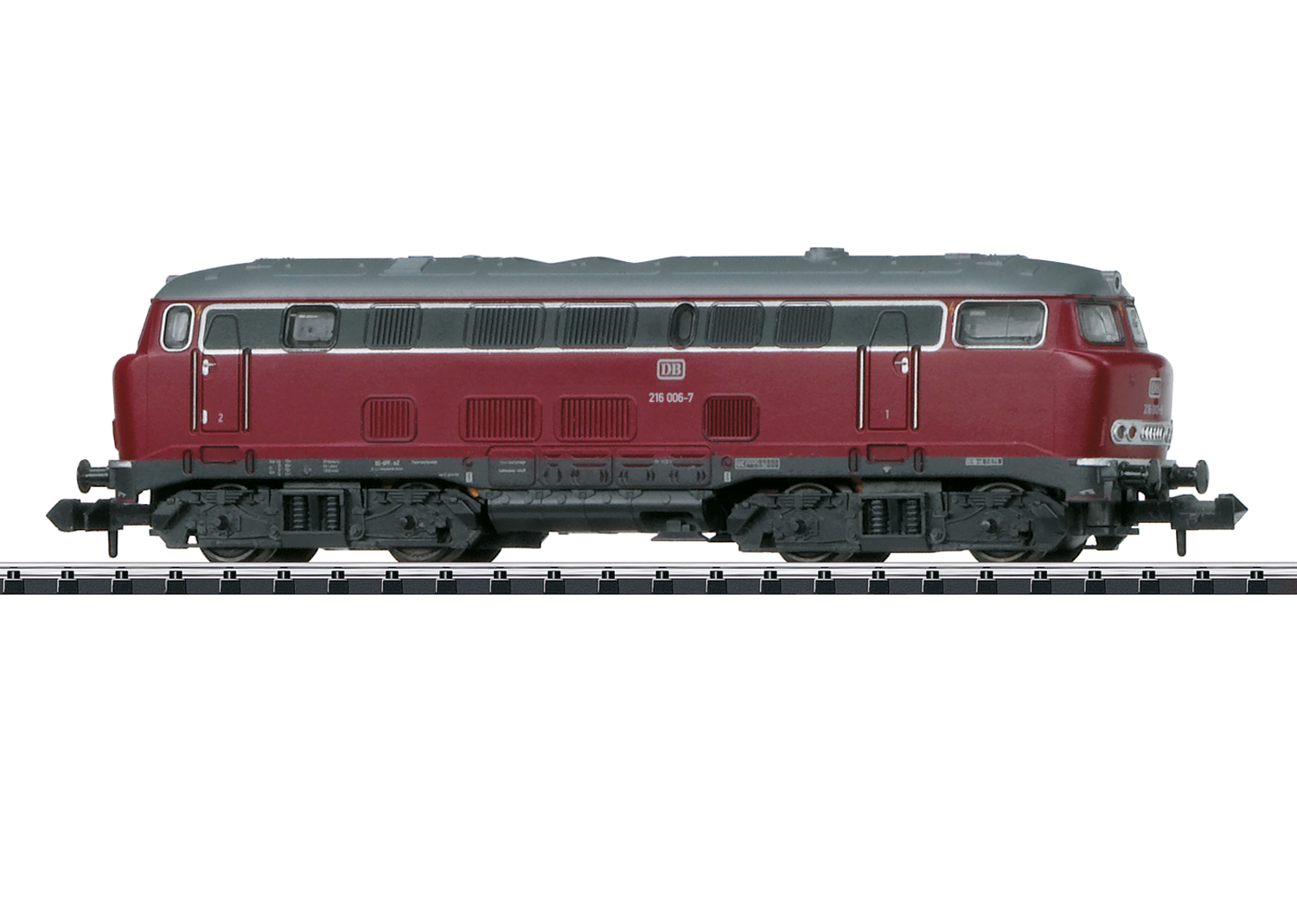Minitrix Spur N 16166 Diesellokomotive BR 216 der DB / Gleichstrom mit ...