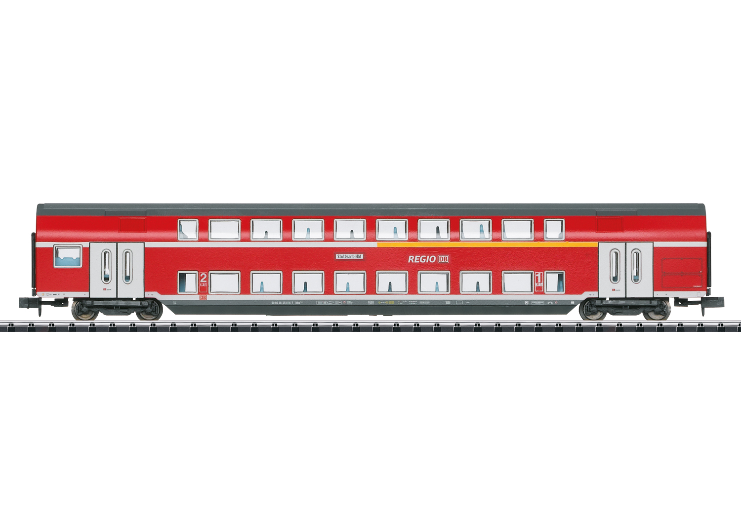 Minitrix Spur N 18055 Doppelstockwagen Hobby 1./2.Kl. der DB AG ...