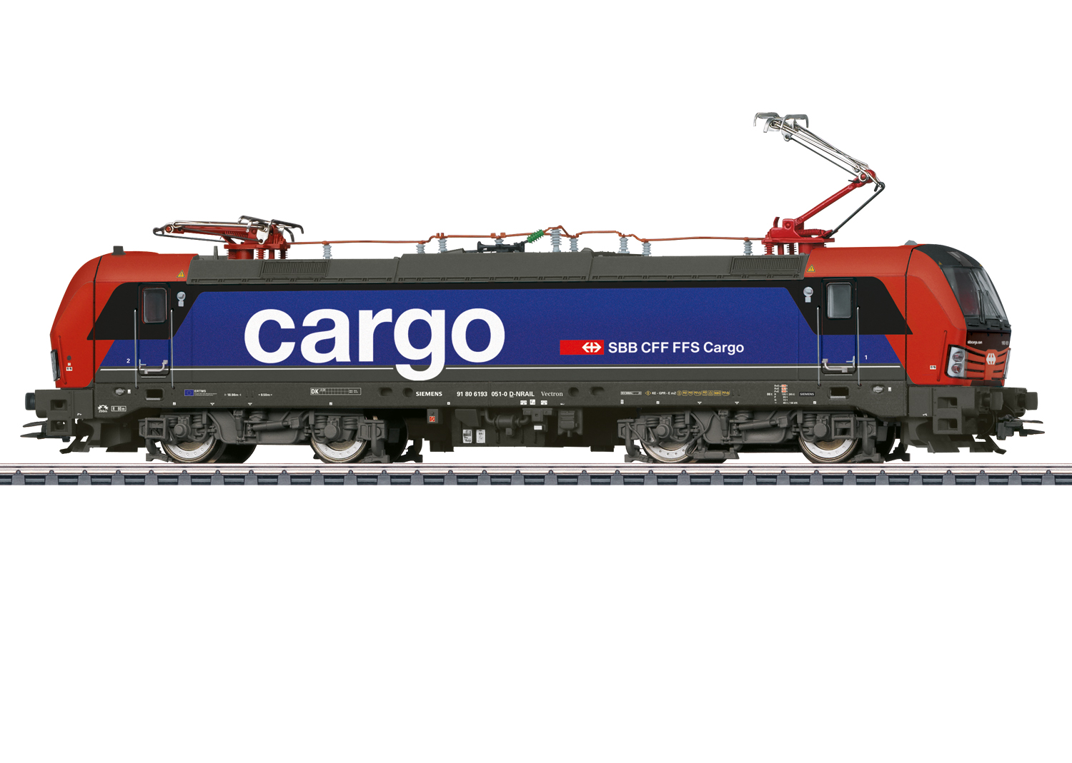 Märklin H0 39337 E-Lok BR 193 - Vectron - der SBB Cargo / Wechselstrom ...