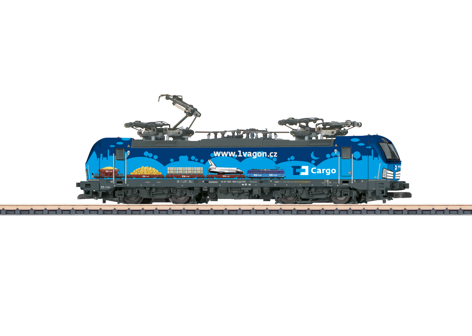 Märklin Spur Z 88235 E-Lok BR 383 (Vectron) der CD Cargo