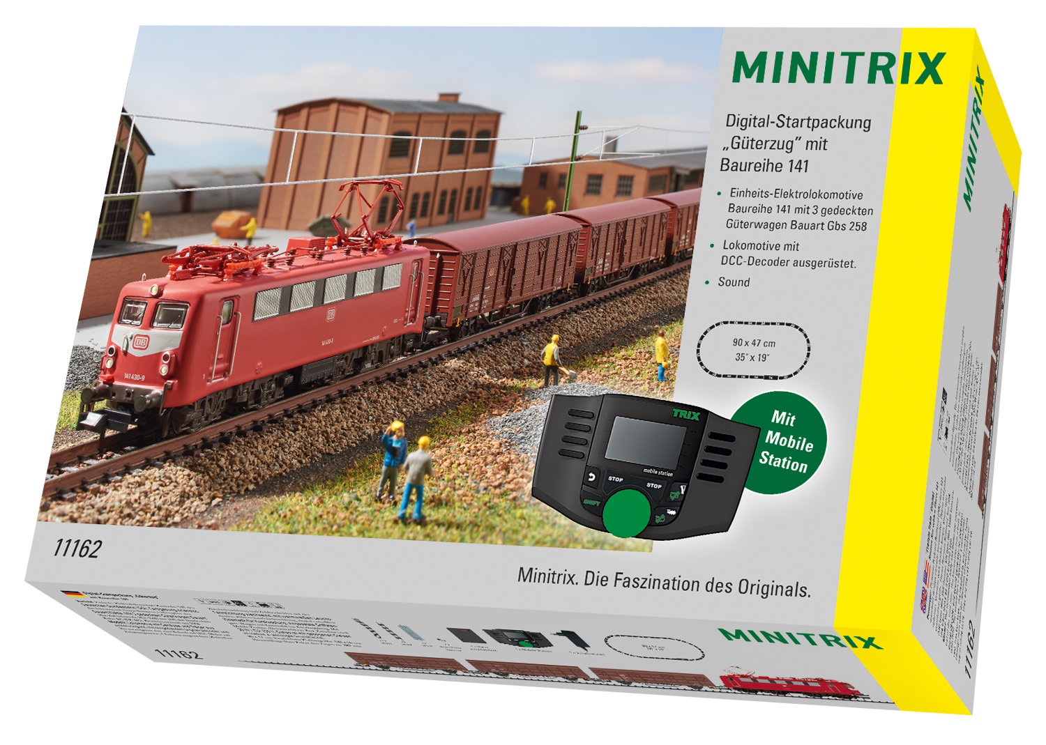 Minitrix Spur N 11162 Digital-Startpackung "Güterzug" mit BR 141