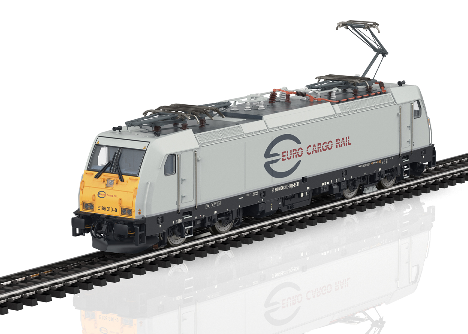 Märklin H0 38804 E-Lok BR 186 der ECR / Wechselstrom mit Sound ...