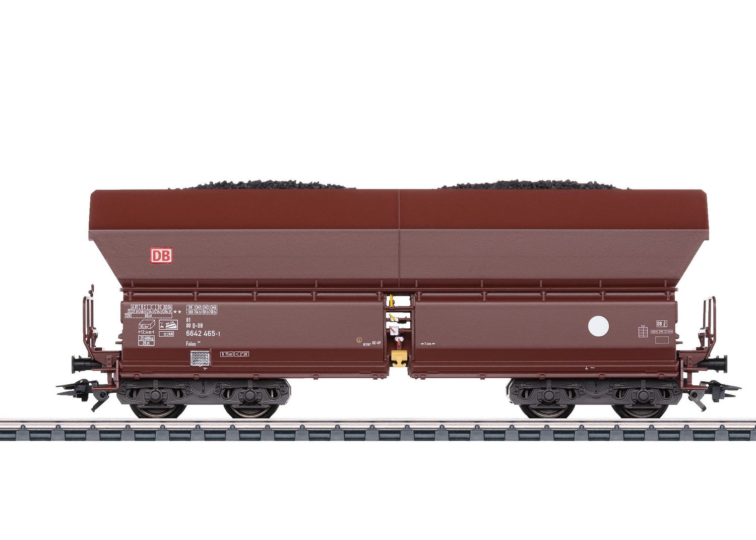 Märklin H0 46670-02 Selbstentladewagen Bauart Falns 182 der DB AG ...