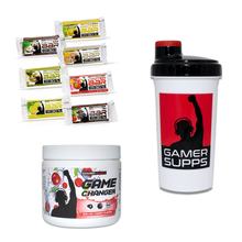GAME CHANGER + Protein Bar Mix Box + Shaker | Gamer Supps
