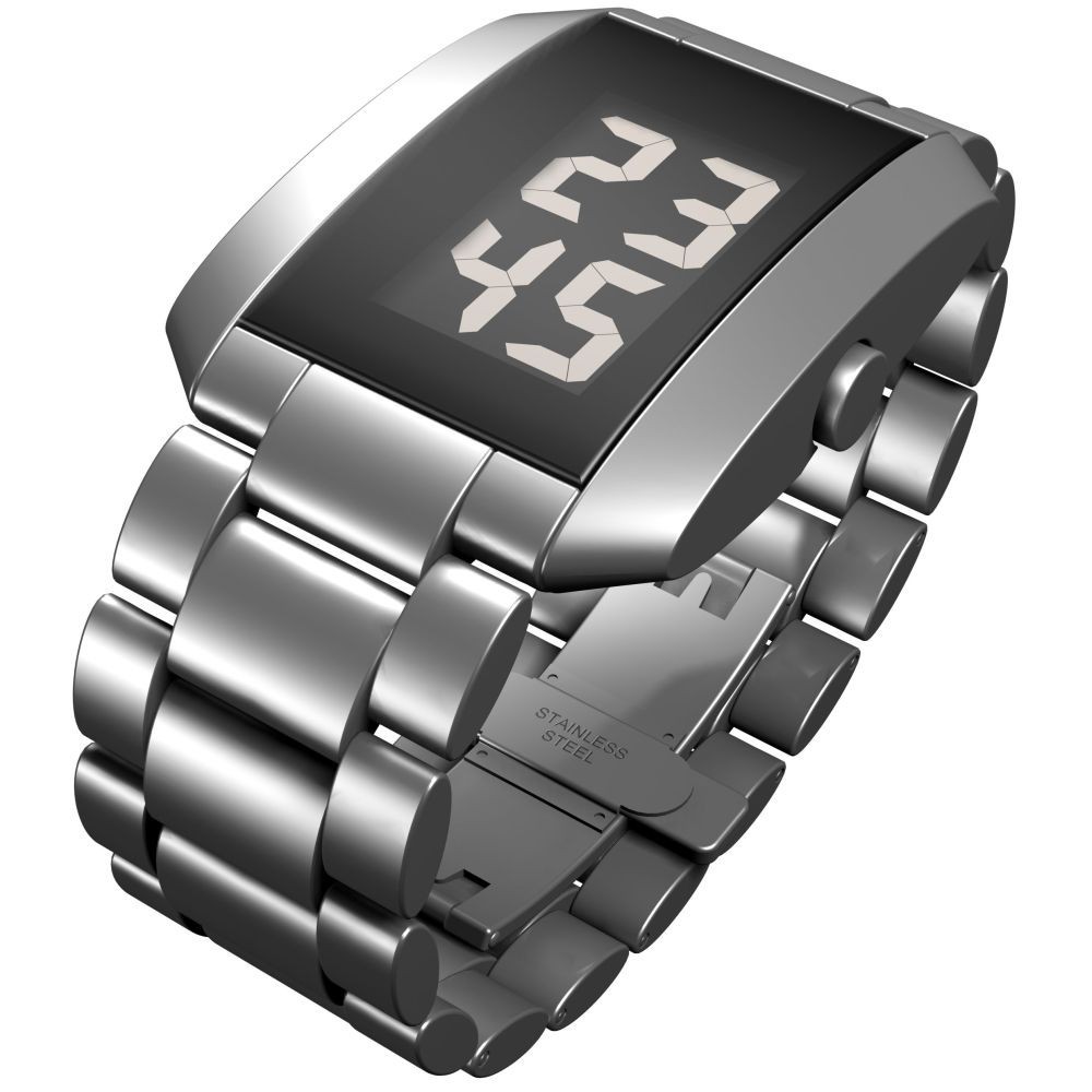 ROSENDAHL Damen Digitaluhr WATCH III 43242, schwarz, mit Stahlband, B ...