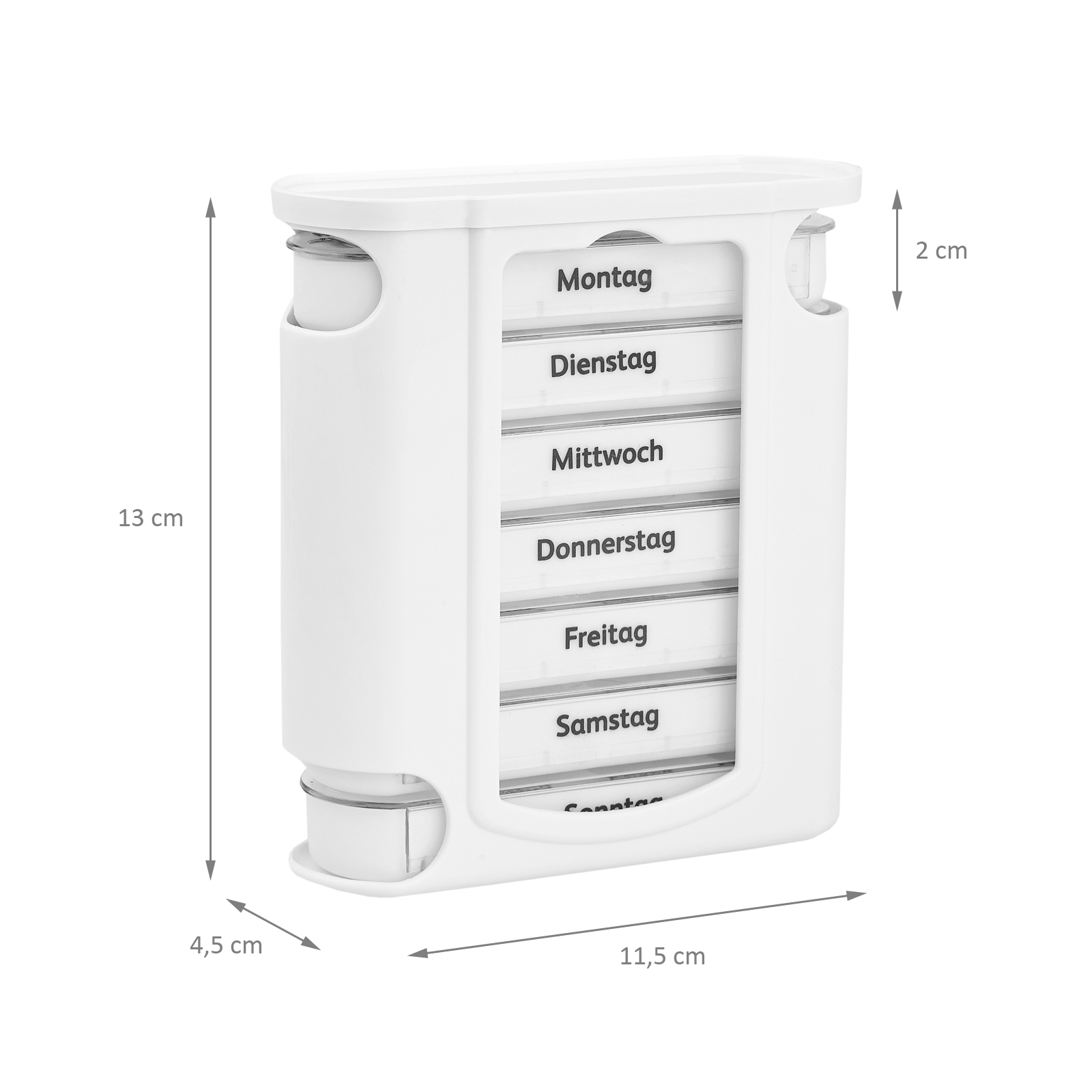 3x Tablet Dispenser 7 Day Pill Box Pill Dispenser Pill Box ...