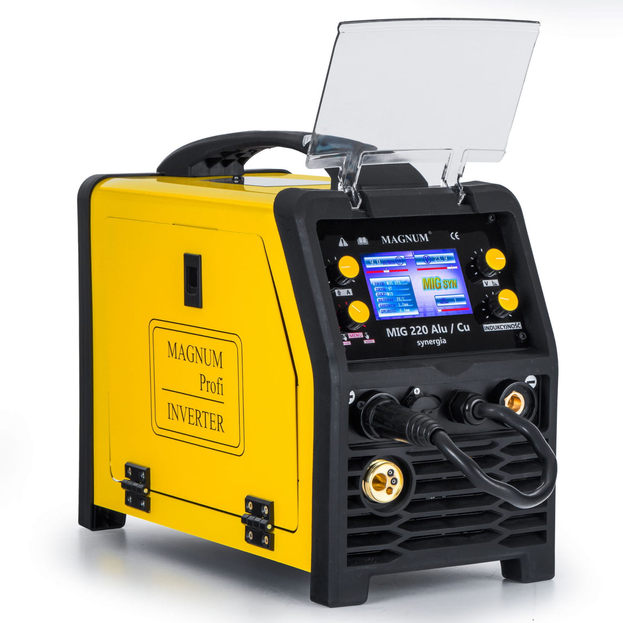 MAGNUM 220 Schweißgerät Alu - CU Synergistisches MIG MAG MMA WIG 230 V ...