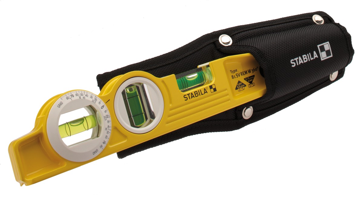 Stabila Wasserwaage Type 81 SV REM W360 Torpedo, 25 cm