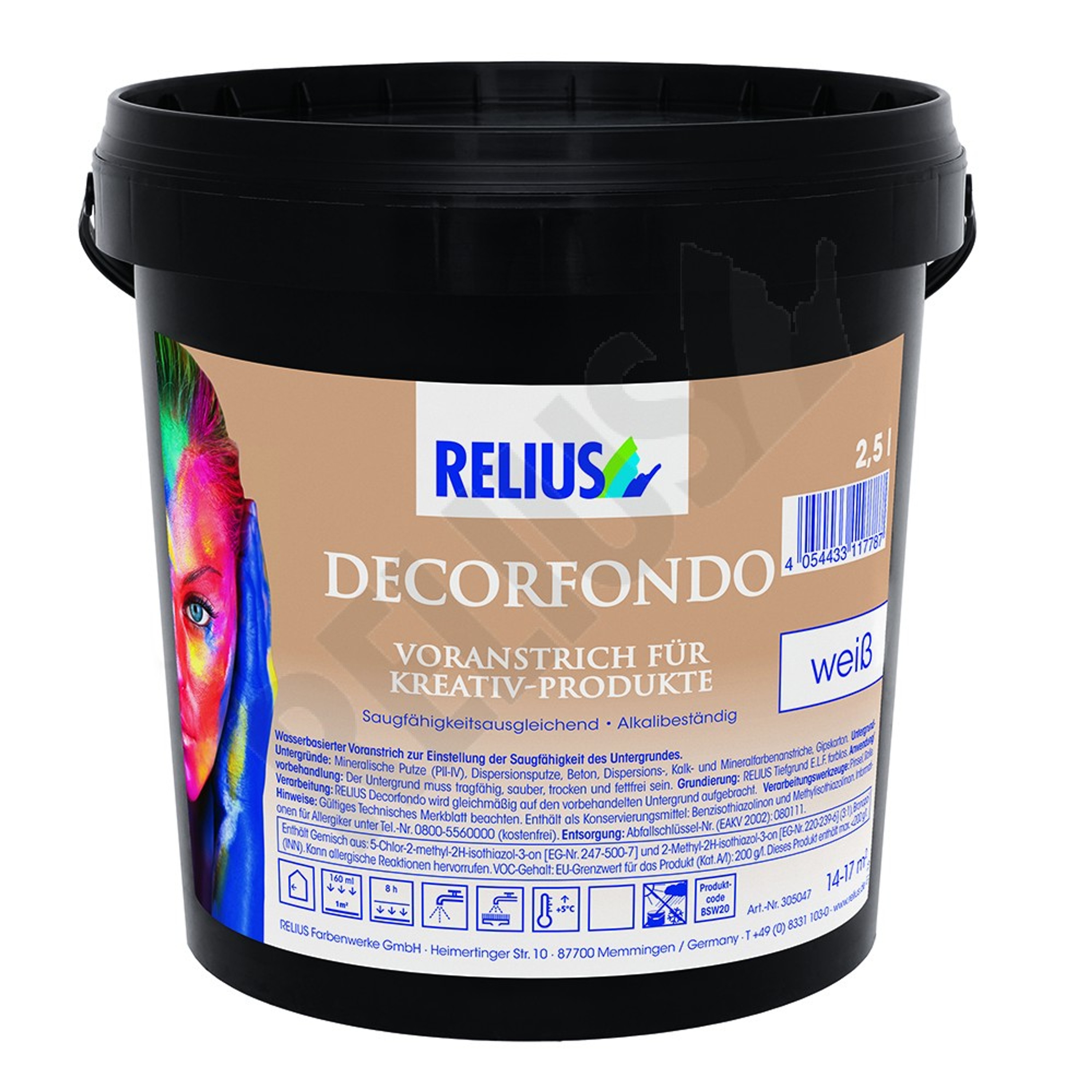 24 Relius Wandfarbe Weiss