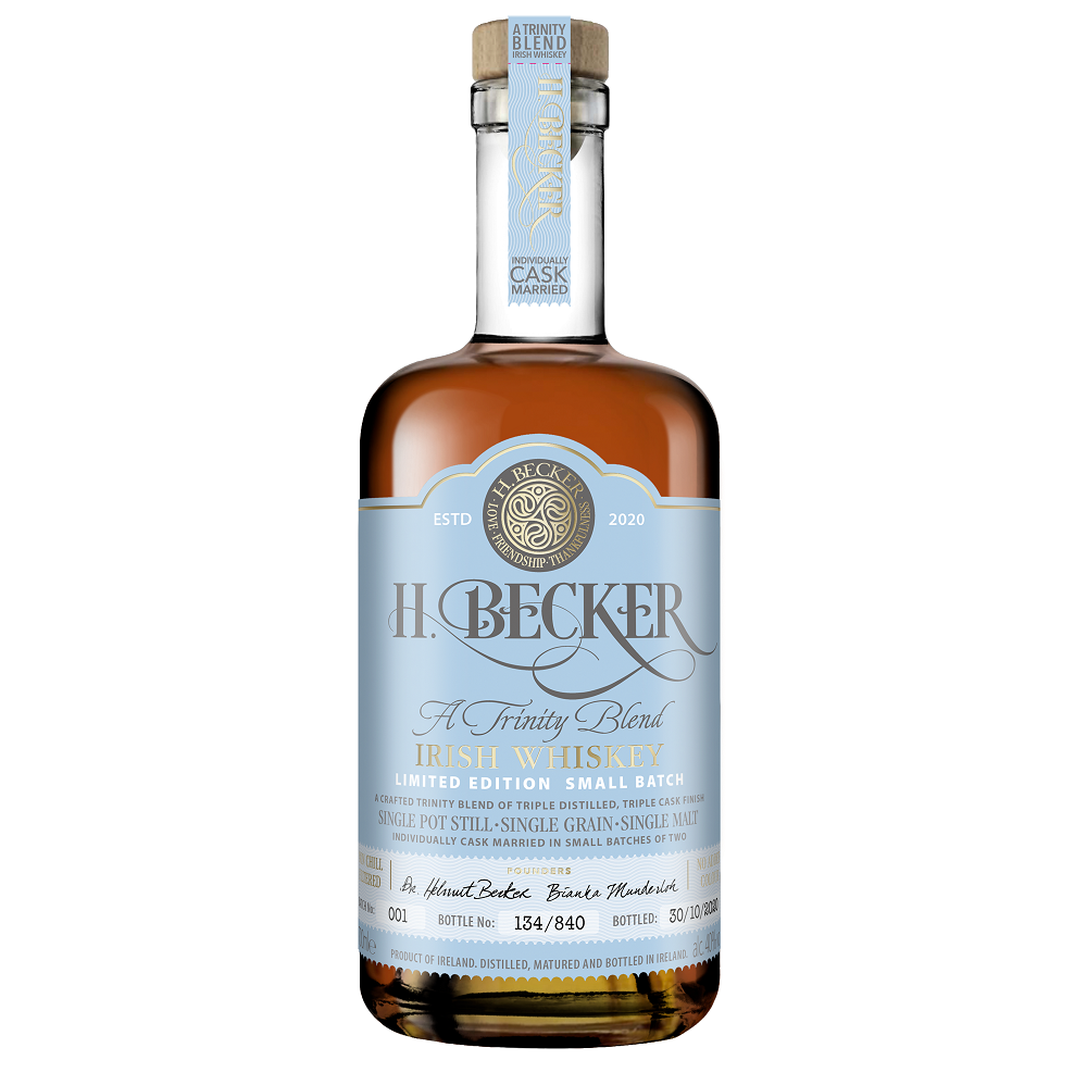 H. Becker Irish Whiskey Trinity Blend | 0,7 l | Alk. 40% Vol. | Whiskey ...