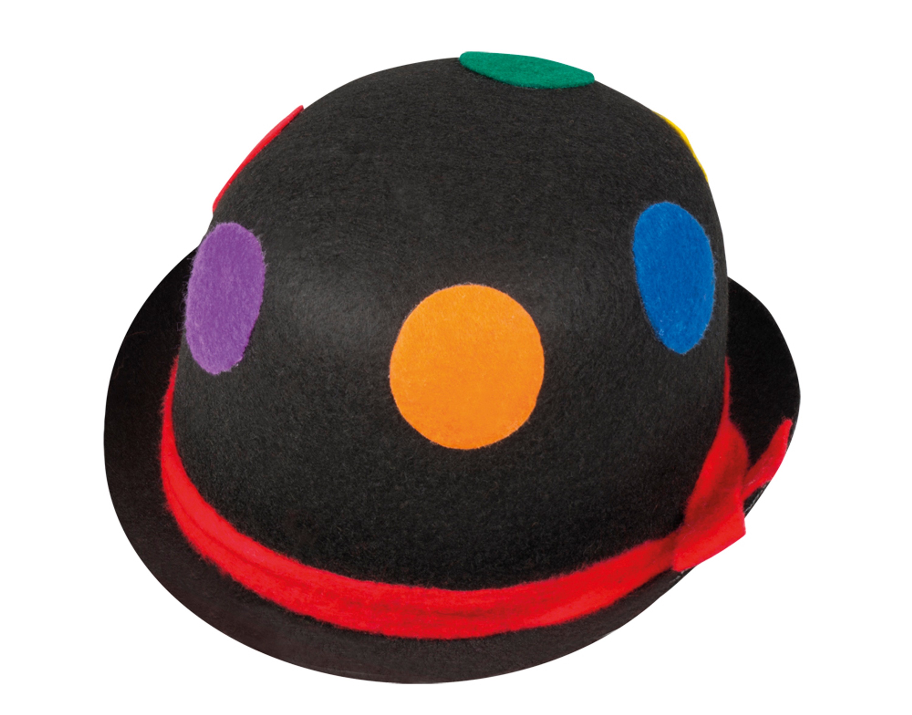 Bowler / Clownhut mit Punkten sortiert bei Festartikel Schlaudt Koblenz ...