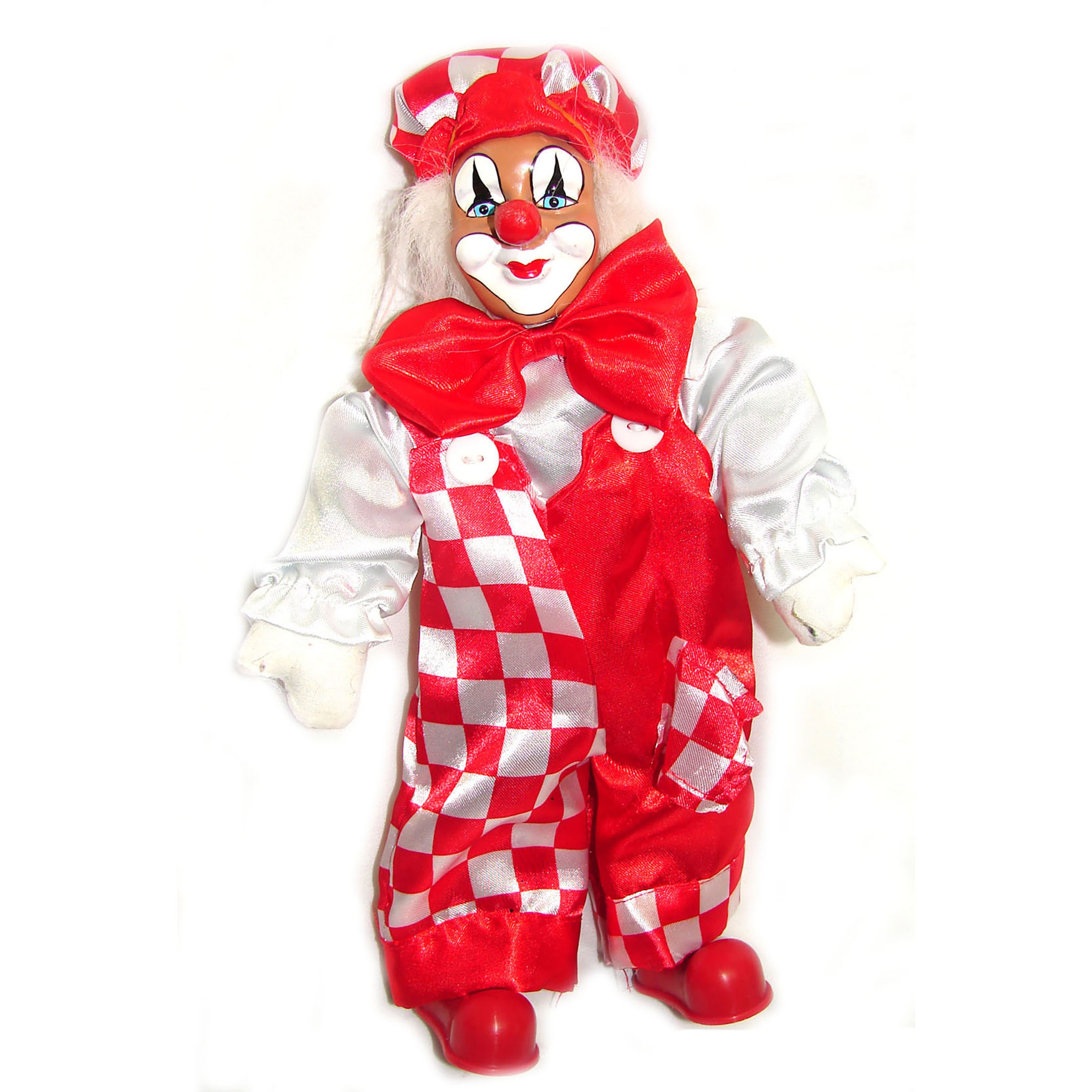 Figur Clown rot weiß 30 cm | Festartikel Schlaudt GmbH Koblenz ...