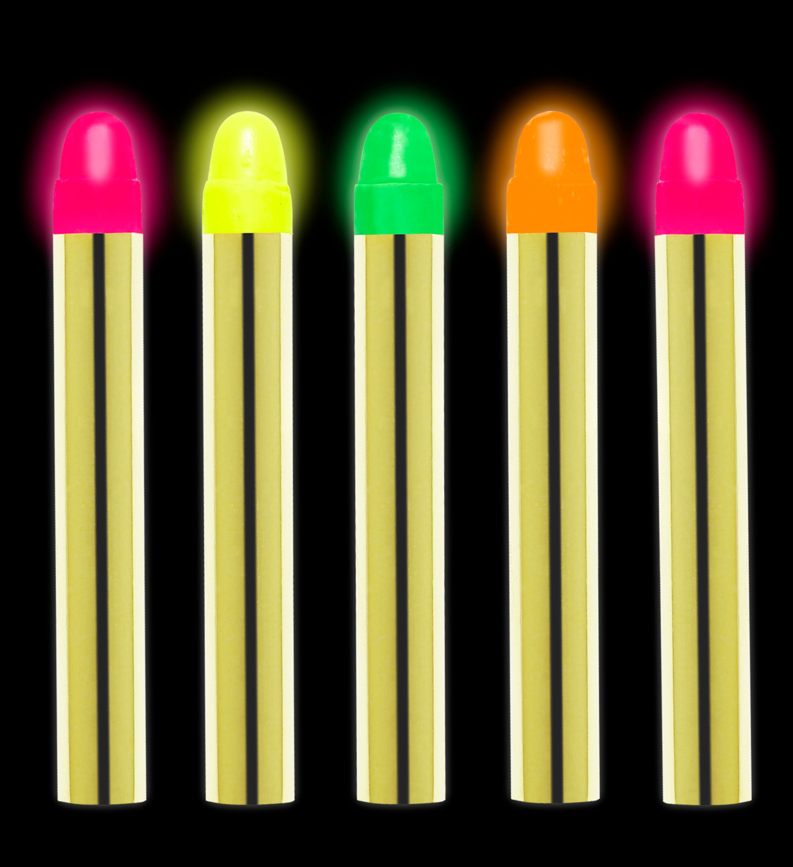 5 Neon-Make-up-Stifte bei Festartikel Schlaudt Koblenz kaufen