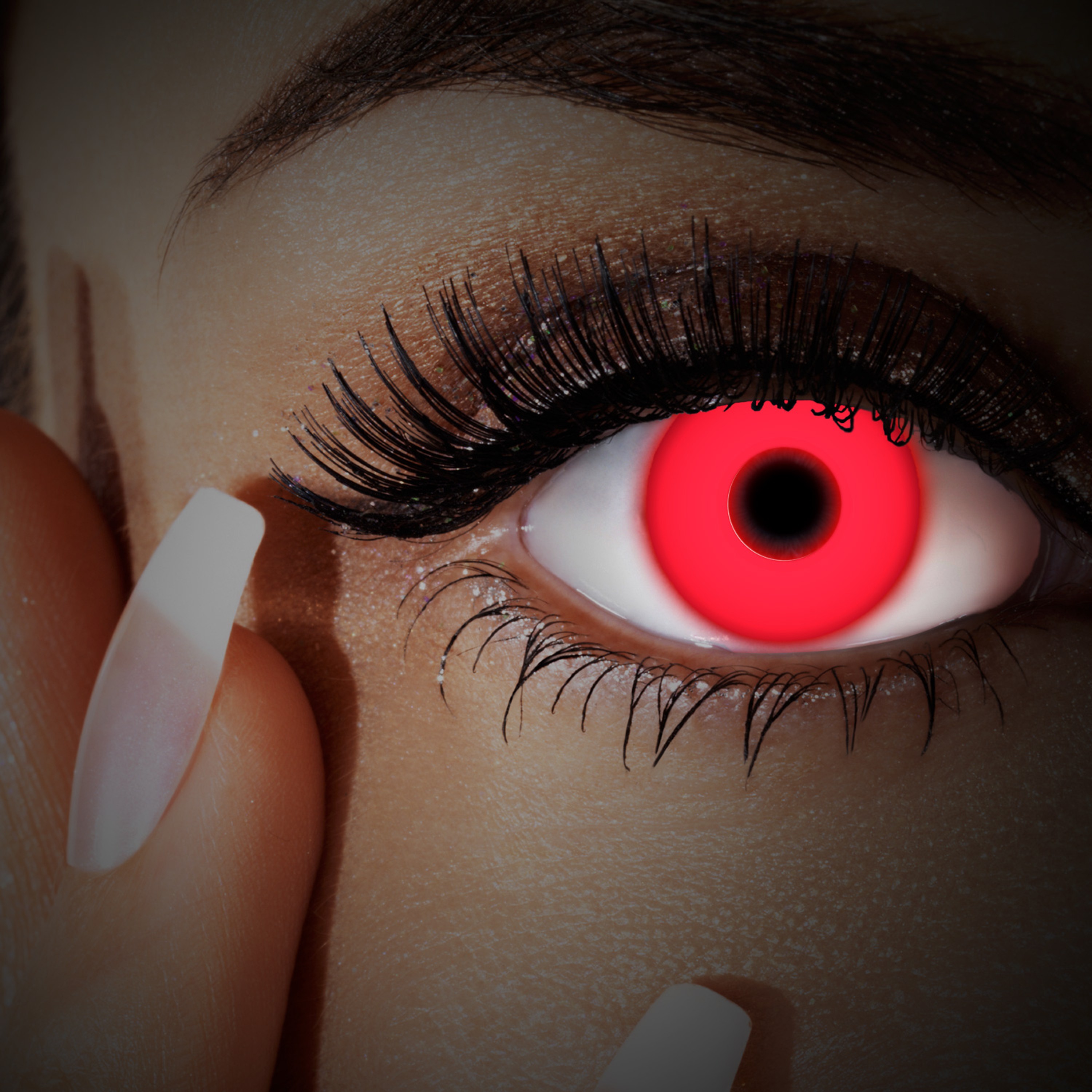 Kontaktlinse UV Red In Your Eyes bei Festartikel Schlaudt Koblenz kaufen