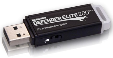 16GB Kanguru Defender Elite200 (Encrypted USB Flash Drive), Farbe ...