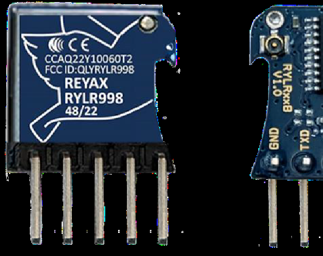 Reyax: RYLR998_M4: 868/915MHz LoRa® Transceiver Module with I-PEX MHF4 ...