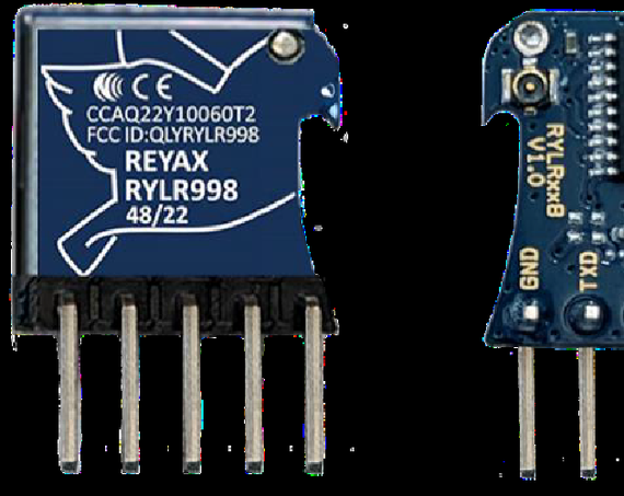 Reyax: RYLR998_M4: 868/915MHz LoRa® Transceiver Module with I-PEX MHF4 Connector DIP Version ...