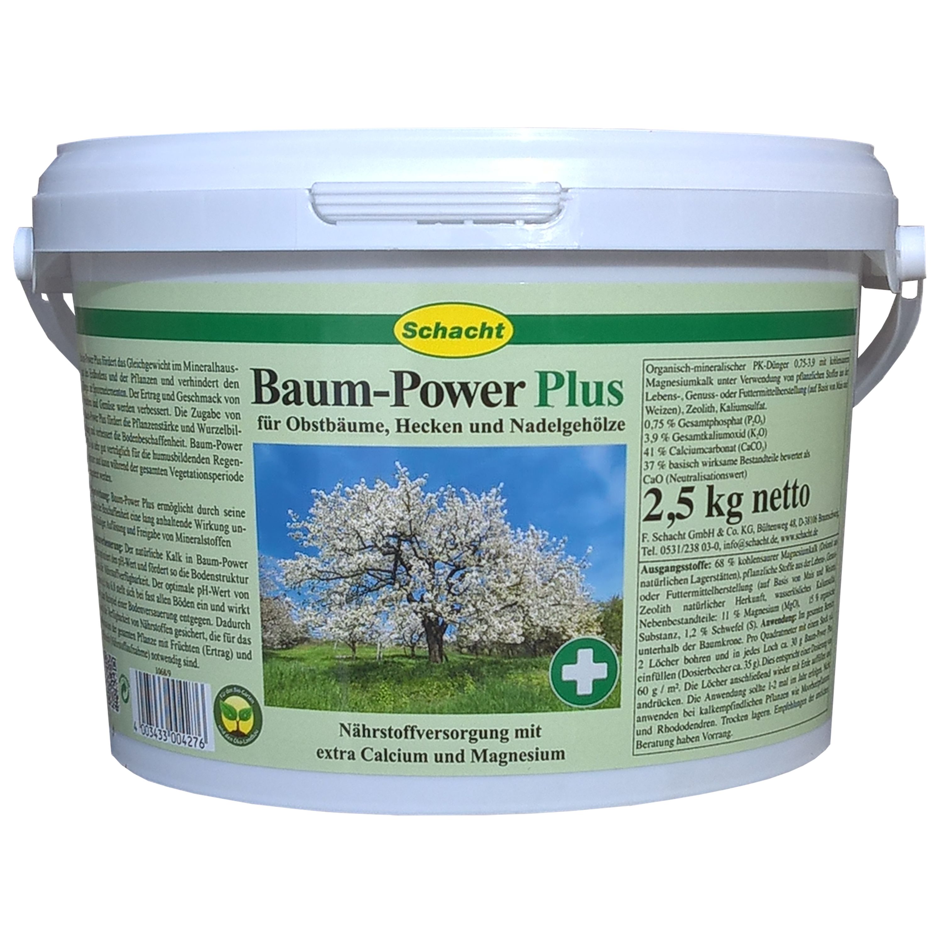 SCHACHT® Baum-Power Plus, 2,5 kg Eimer | Oleandershop