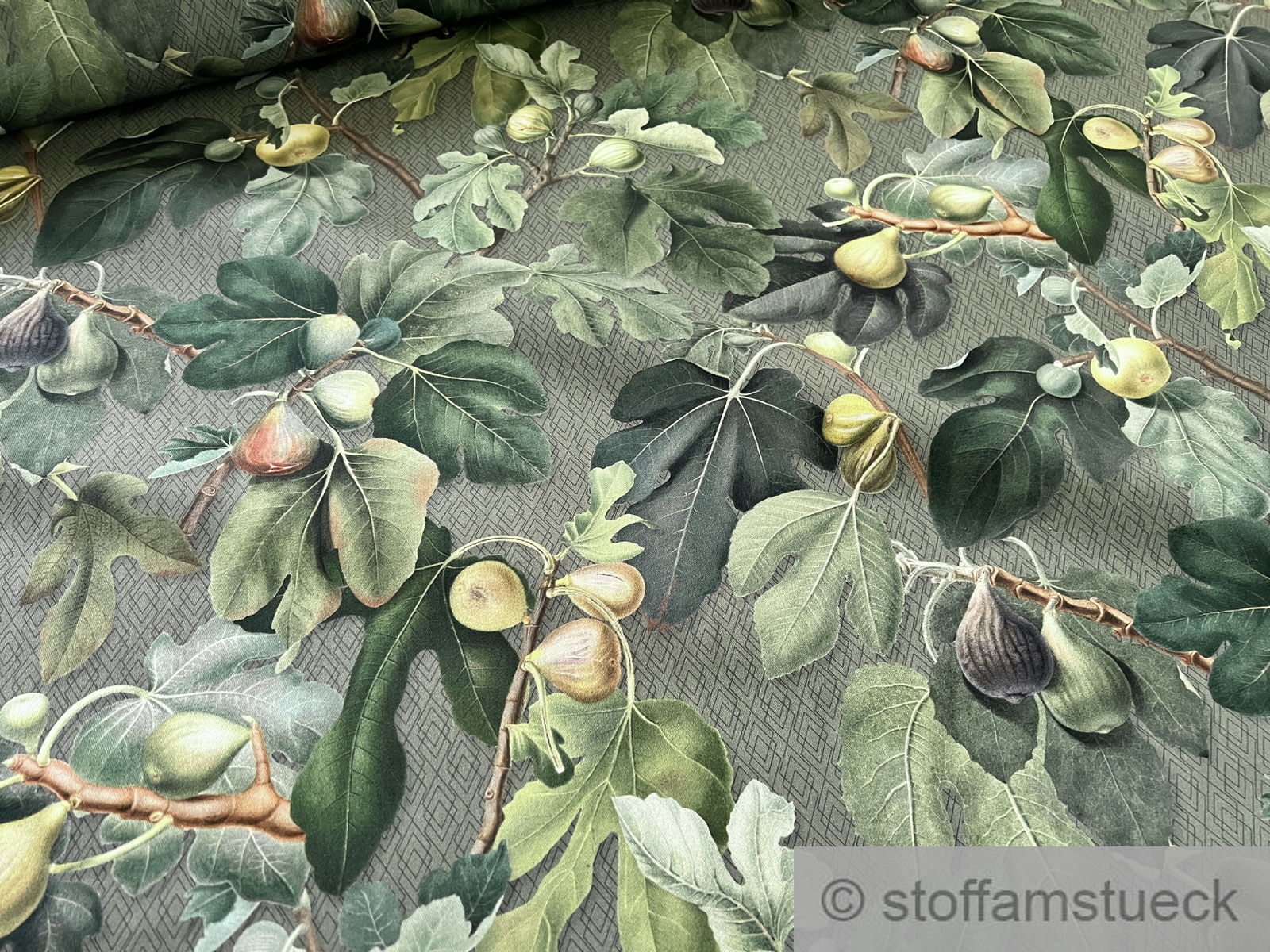 Baumwolle Rips Feige 160 cm | Stoff am Stück