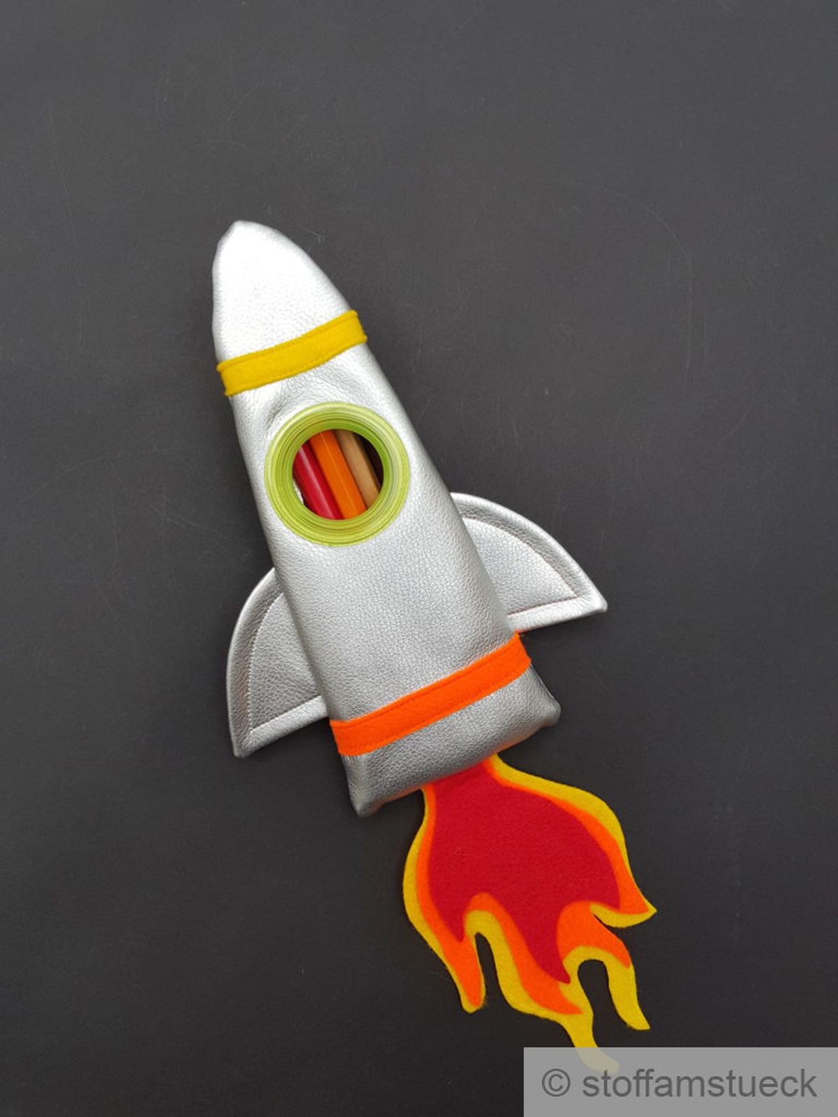 Schnittmuster Stiftemäppchen Rakete | Stoff am Stück