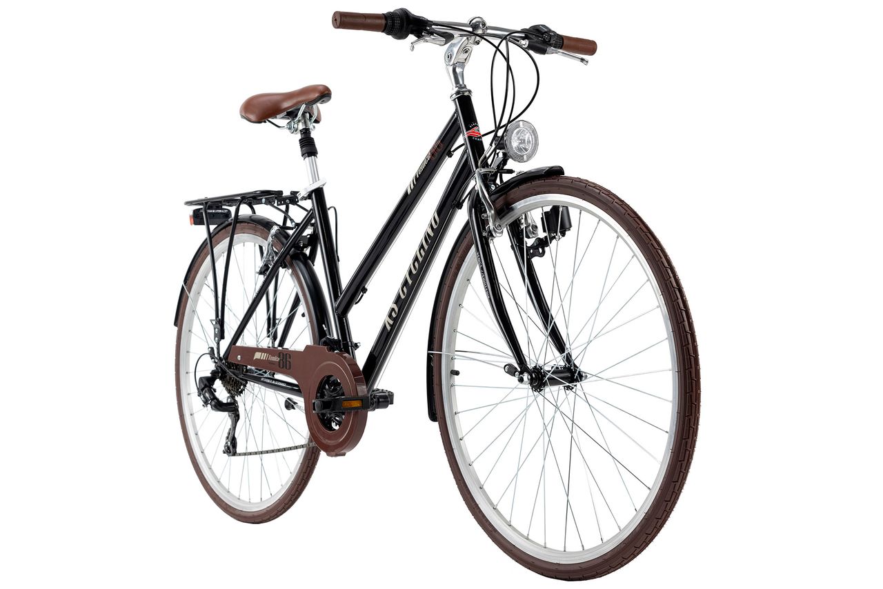 Trekkingrad Damen 28'' Venice Flachlenker schwarz RH 48 cm